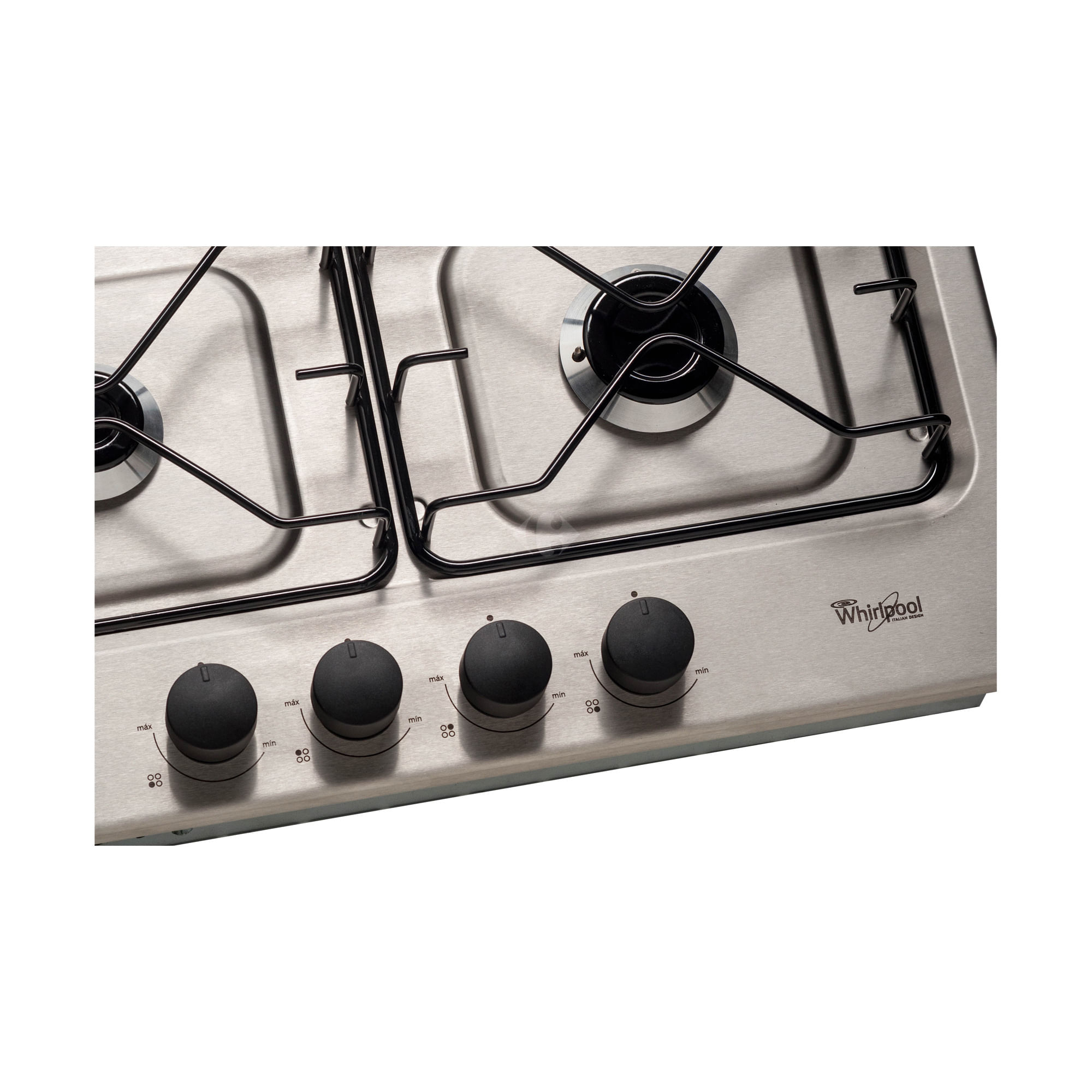 Anafe multigas Whirlpool WDB60AR 4H inox - Carrefour