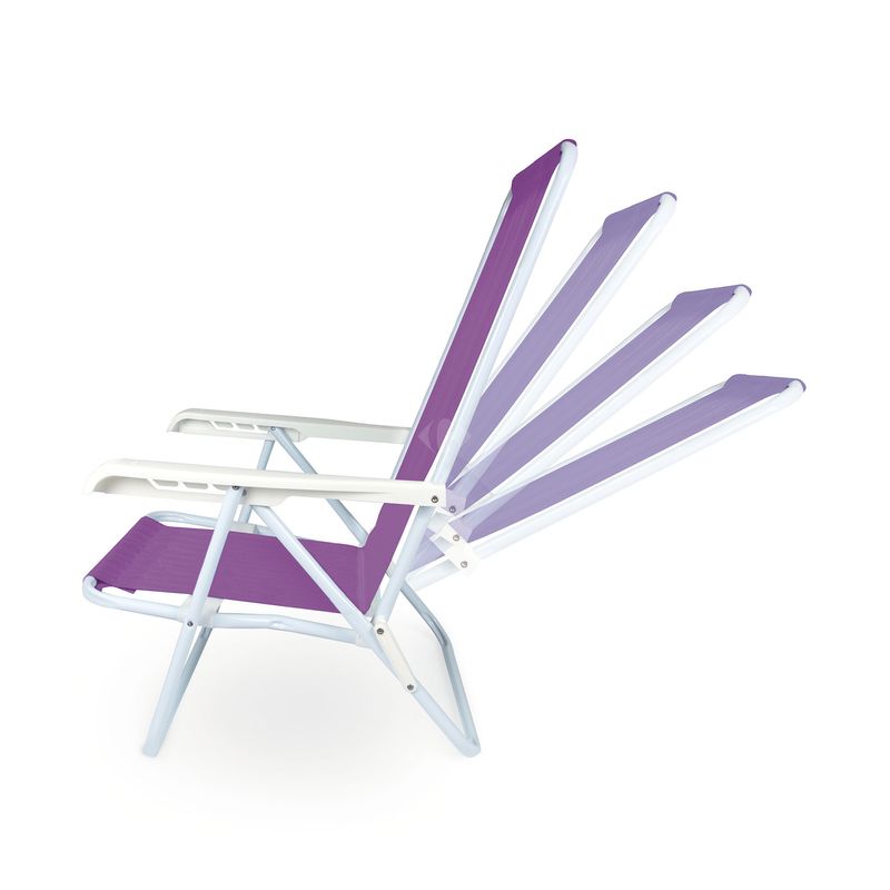 Reposera Mor Sannet 4 posiciones Lila - Carrefour