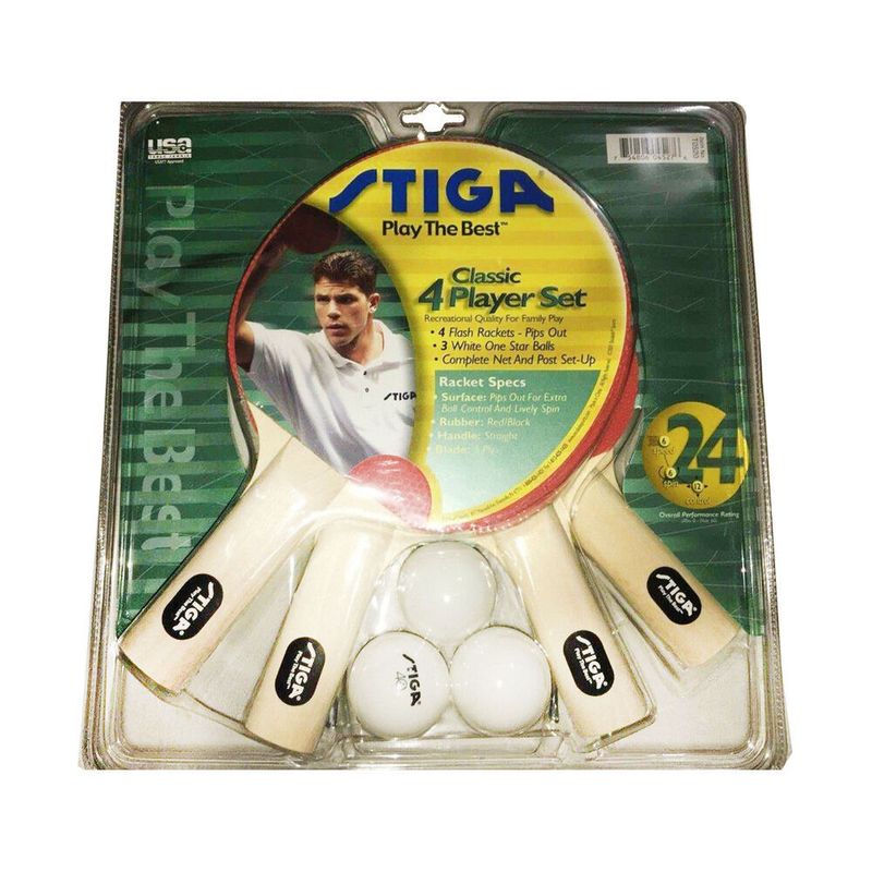 Set ping pong Stiga para 4 jugadores - Carrefour