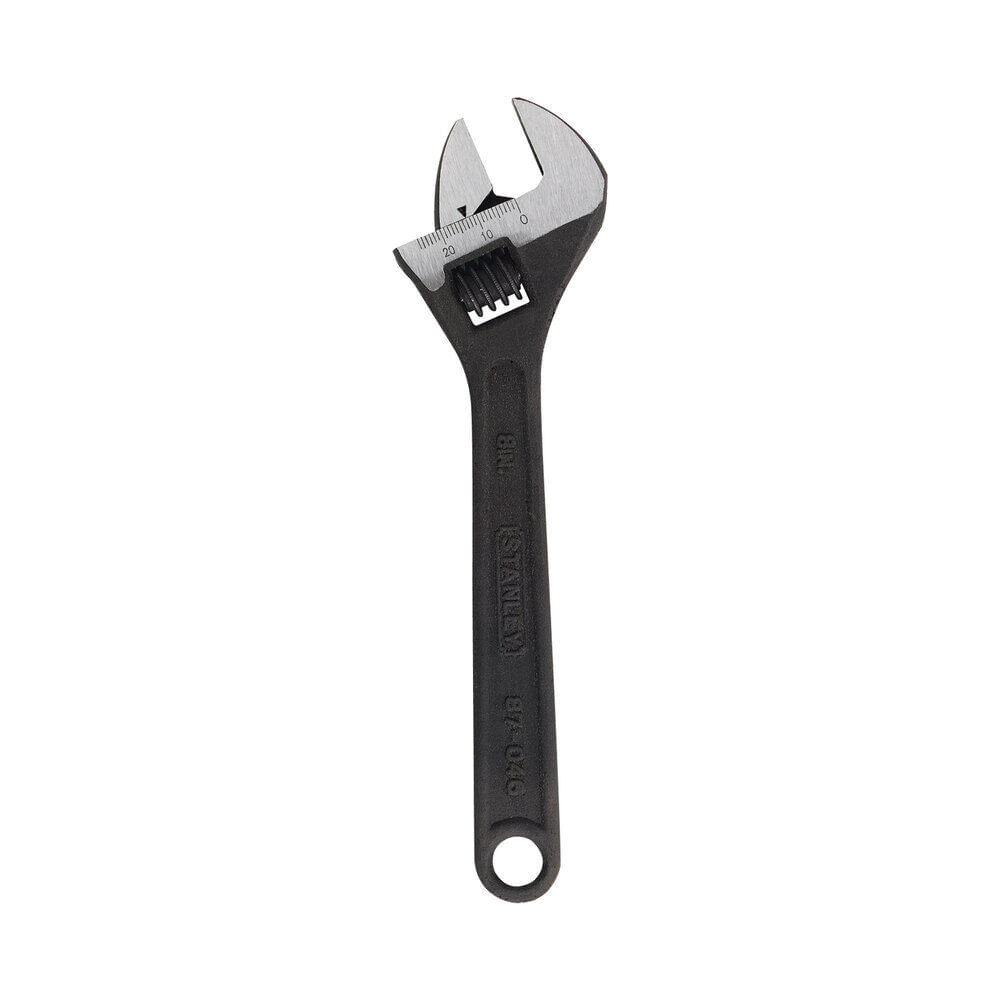 Llave ajustable Stanley negra fosfatada 8" largo 200 mm uso profesional ...