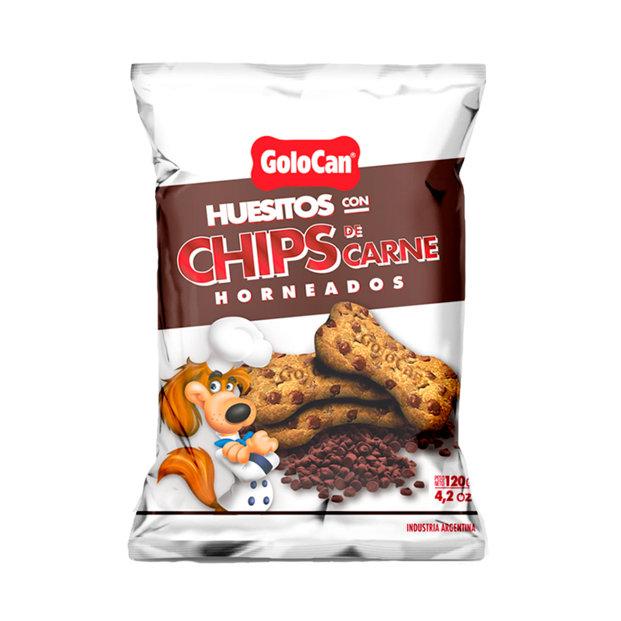 Huesitos con chips de carne para perro GoloCan - Carrefour