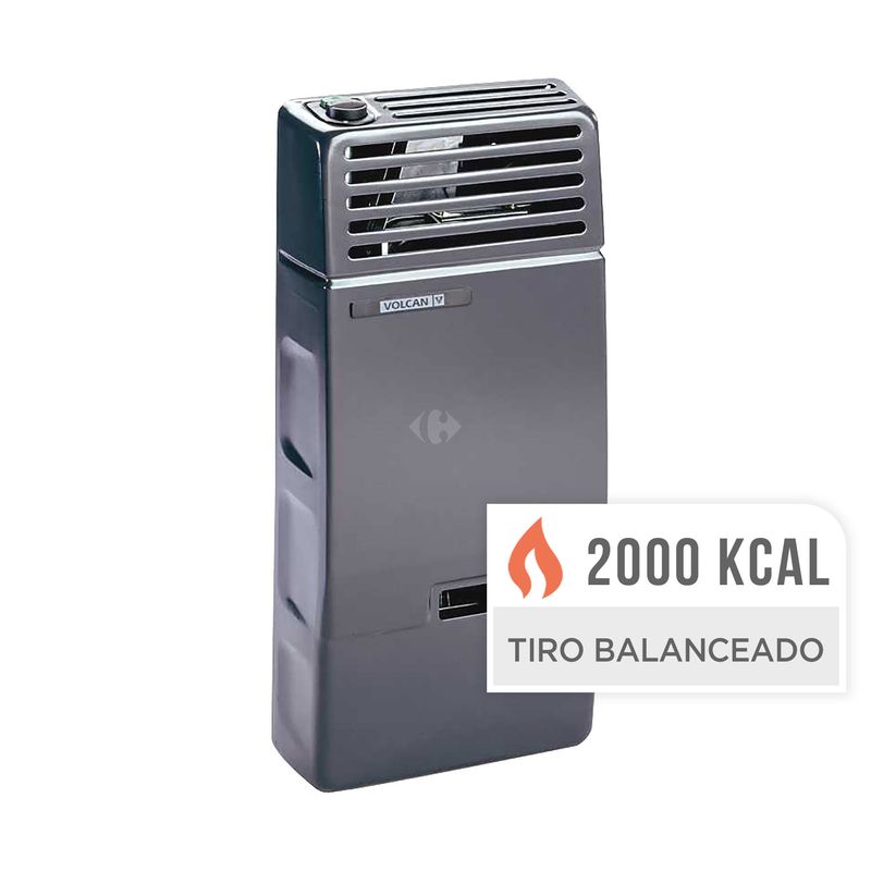Calefactor tiro balanceado Volcan 2000 Kcal/h 42316V - Carrefour