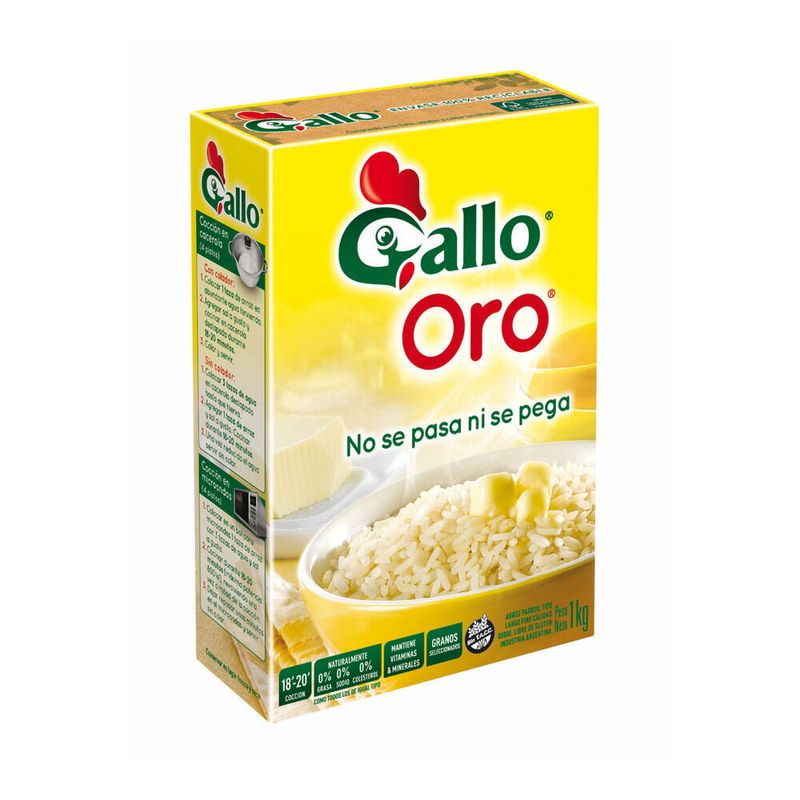 Arroz Parboil Gallo Oro Caja 1 Kg Carrefour