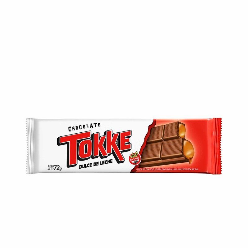Tableta de chocolate Tokke dulce de leche 72 g. - Carrefour