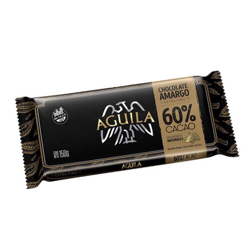 Chocolate Águila extra fino 60% cacao 150 g. - Carrefour Chocolate Águila extra fino 60% cacao 150 g. - Carrefour