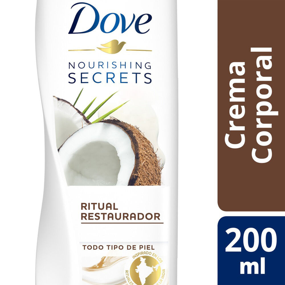 Crema corporal Dove coco 200 cc. - Carrefour