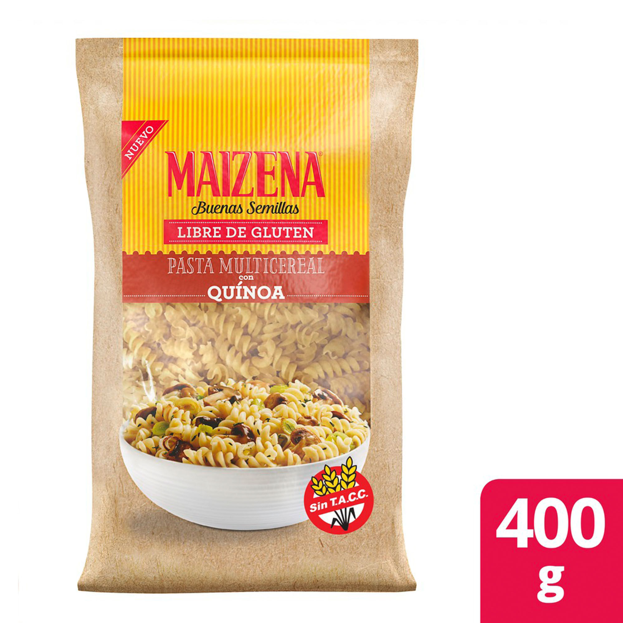 Pasta multicereal Maizena con quínoa sin tacc 400 g - Carrefour