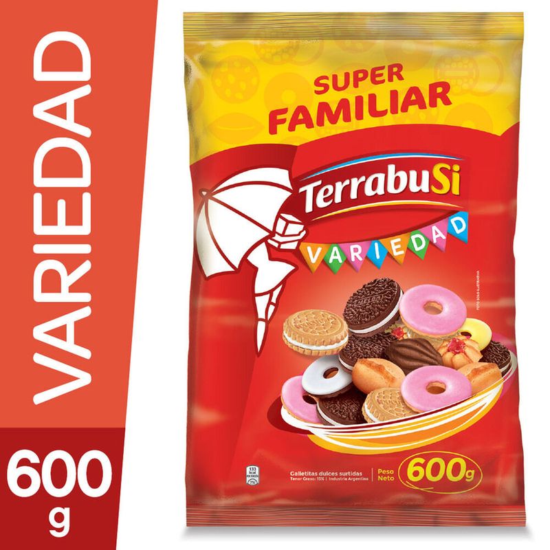 Galletitas Terrabusi variedad clásica 600 g. - Carrefour