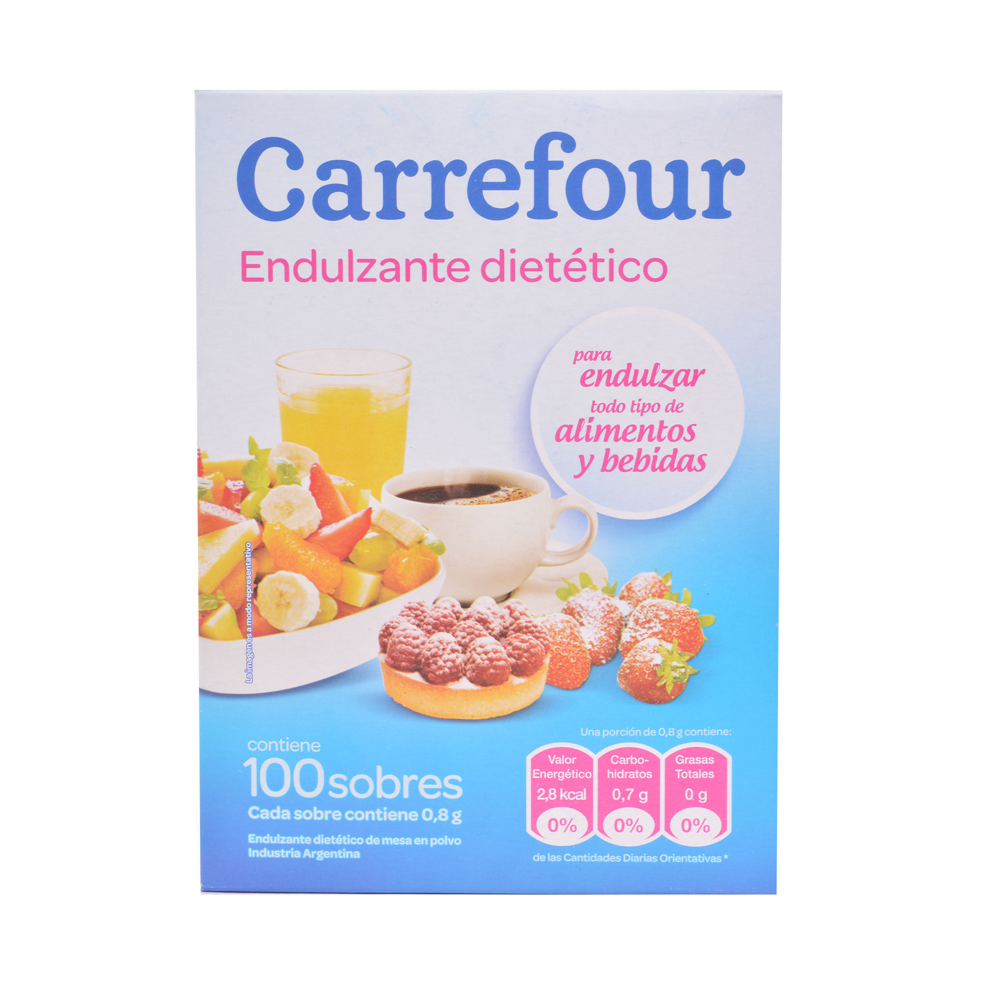 Edulcorante en sobres Carrefour 100 u. - Carrefour