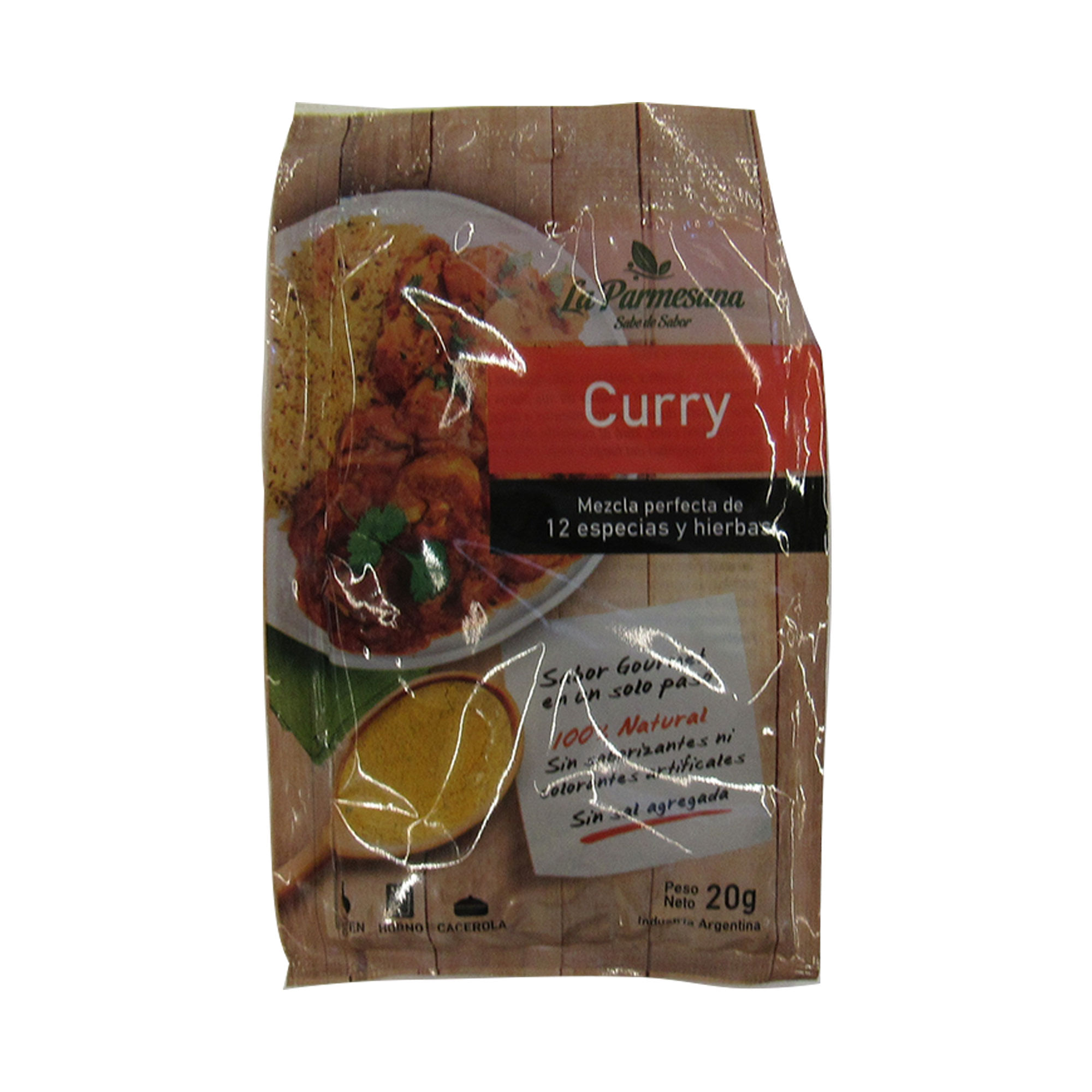Curry La Parmesana sobre 20 g. - Carrefour