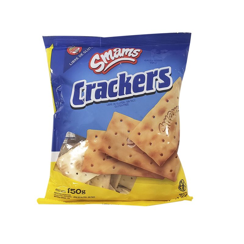 Galletas crackers Smams 150 g. sin TACC - Carrefour Galletas crackers Smams 150 g. sin TACC - Carrefour