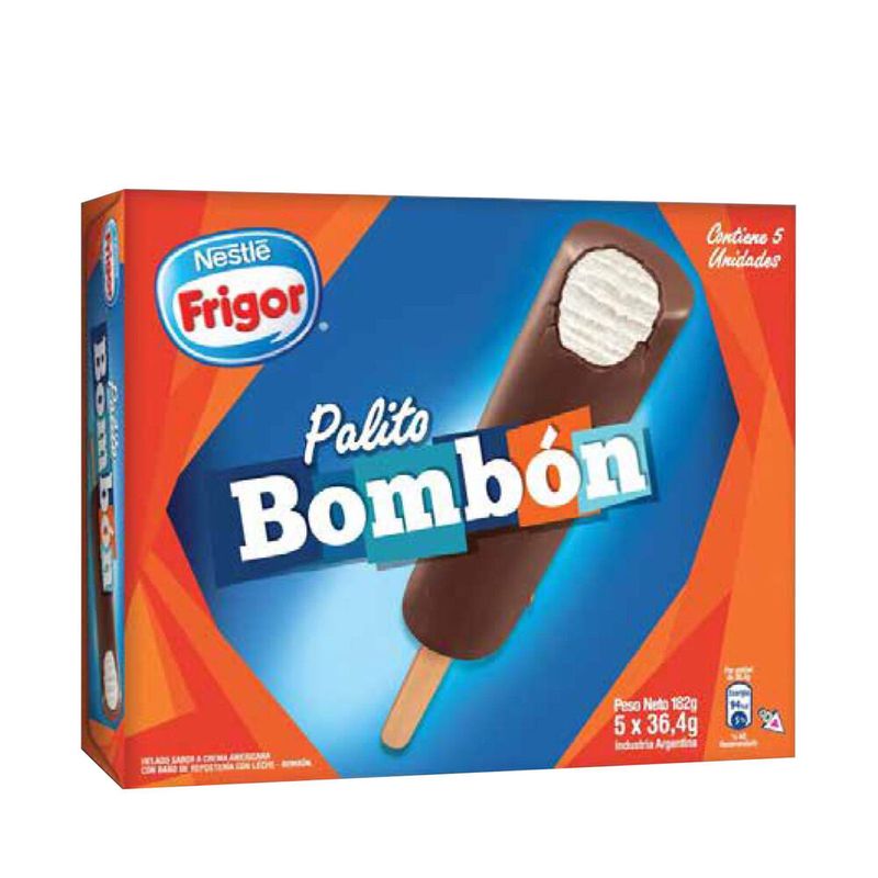 Helado de palito Frigor bombón 5 x 36.4 g. - Carrefour
