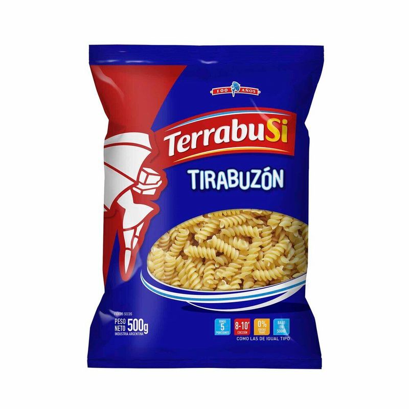 Fideos tirabuzones Terrabusi 500 g. - Carrefour