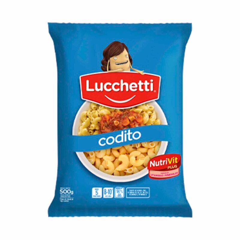 Fideos coditos Lucchetti 500 g. - Carrefour