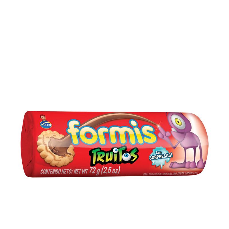 Galletitas Formis vainilla relleno de chocolate 72 g. - Carrefour