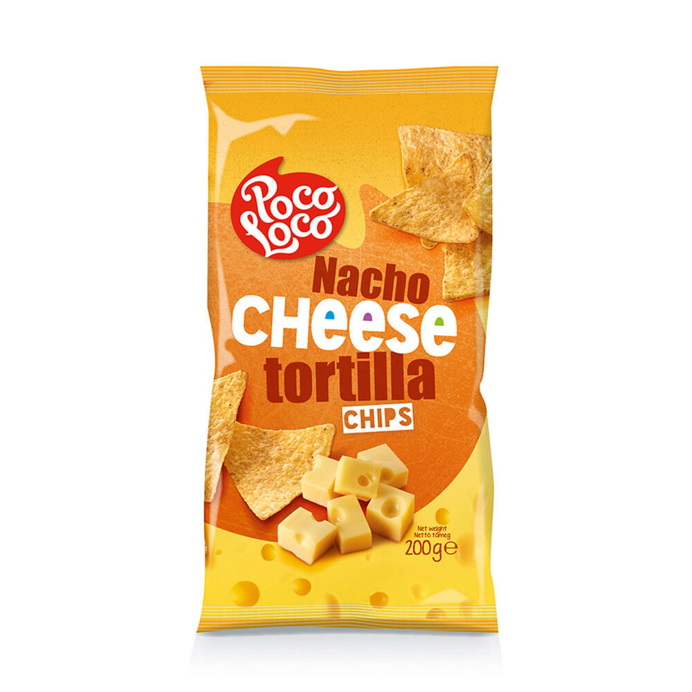 Nachos Poco Loco queso tortilla chips 200 g. - Carrefour