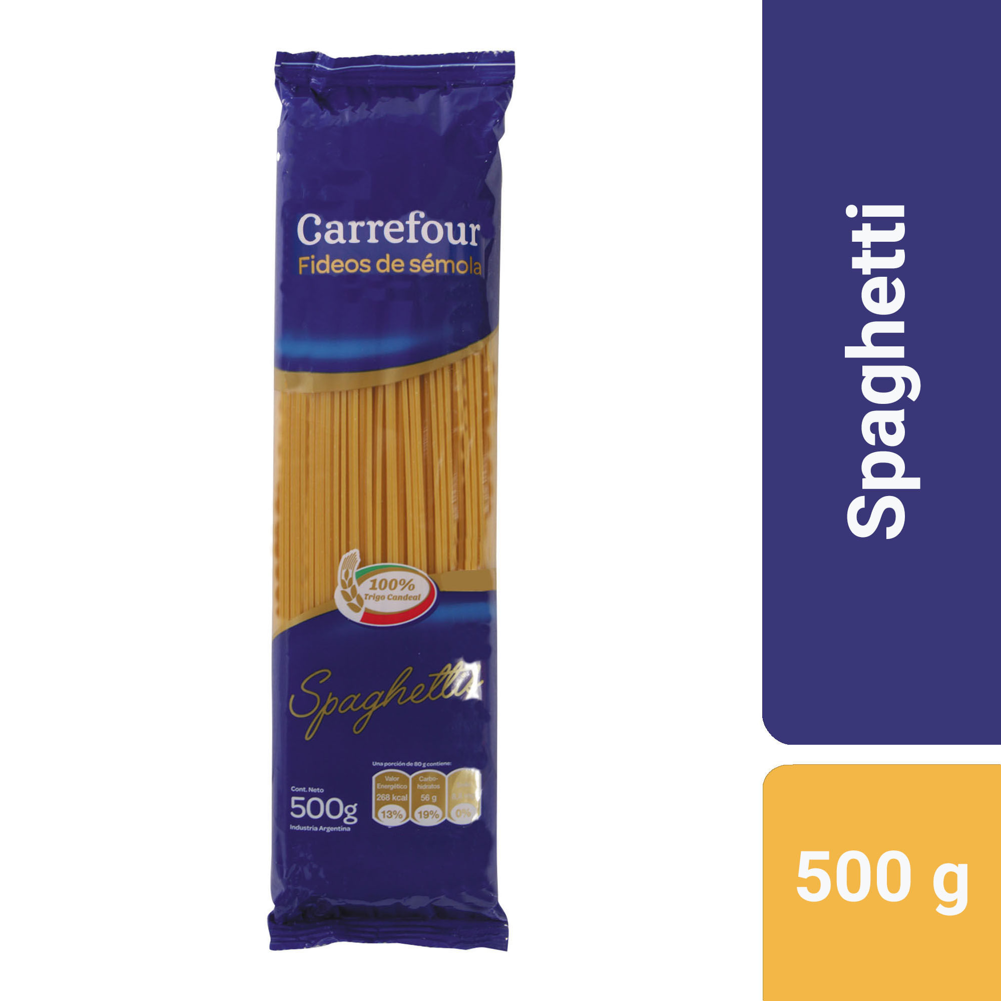 Fideos spaghetti Carrefour 500 g. - Carrefour
