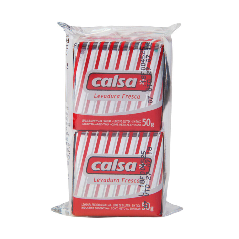 Levadura fresca prensada Calsa 2 x 50 g. - Carrefour
