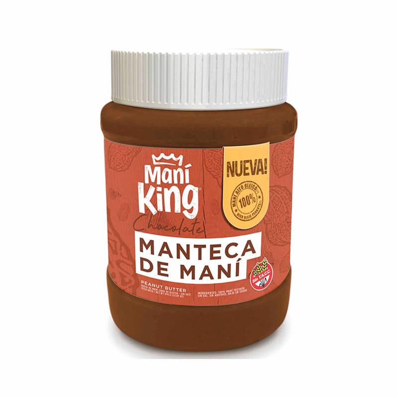 Manteca de maní chocolate Maní King 350 g. - Carrefour