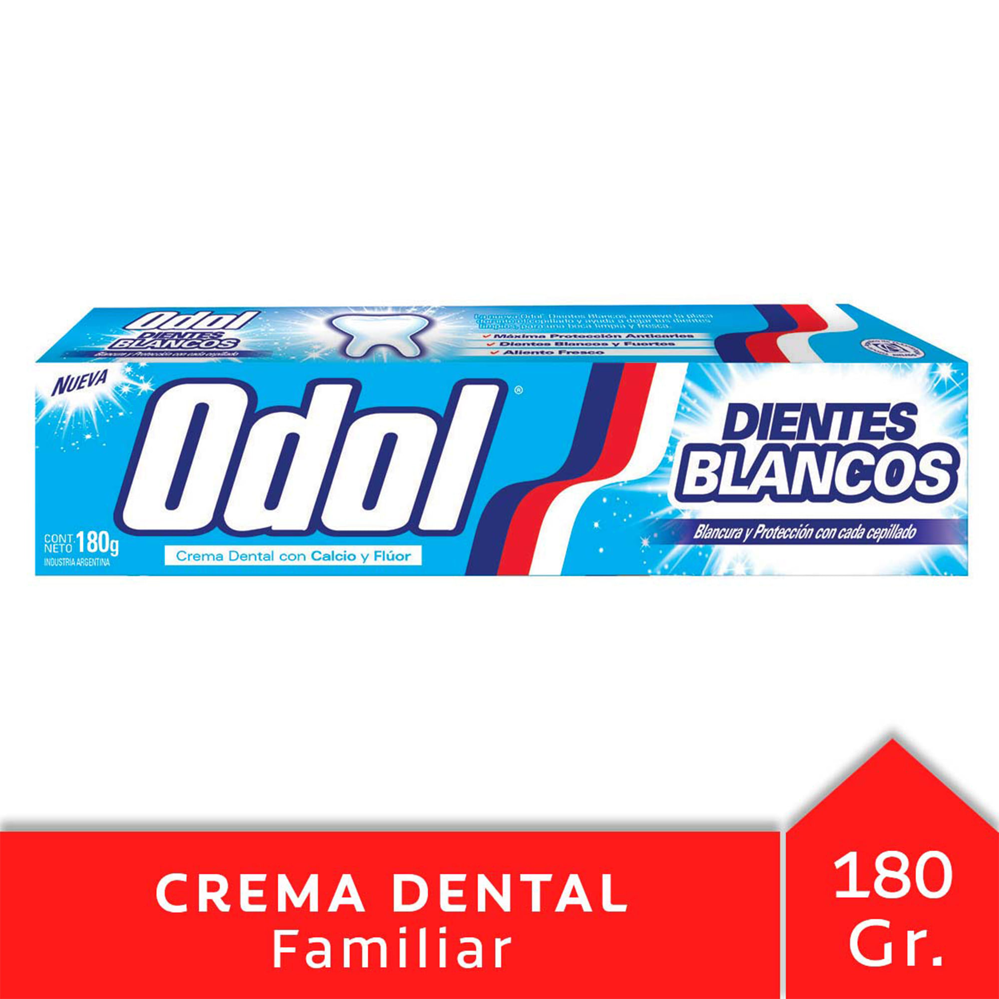Pasta dental Odol dientes blancos 180 g. - Carrefour