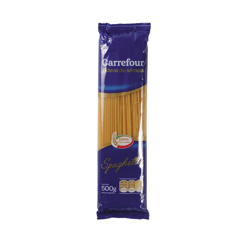 Fideos spaghetti Carrefour 500 g. - Carrefour