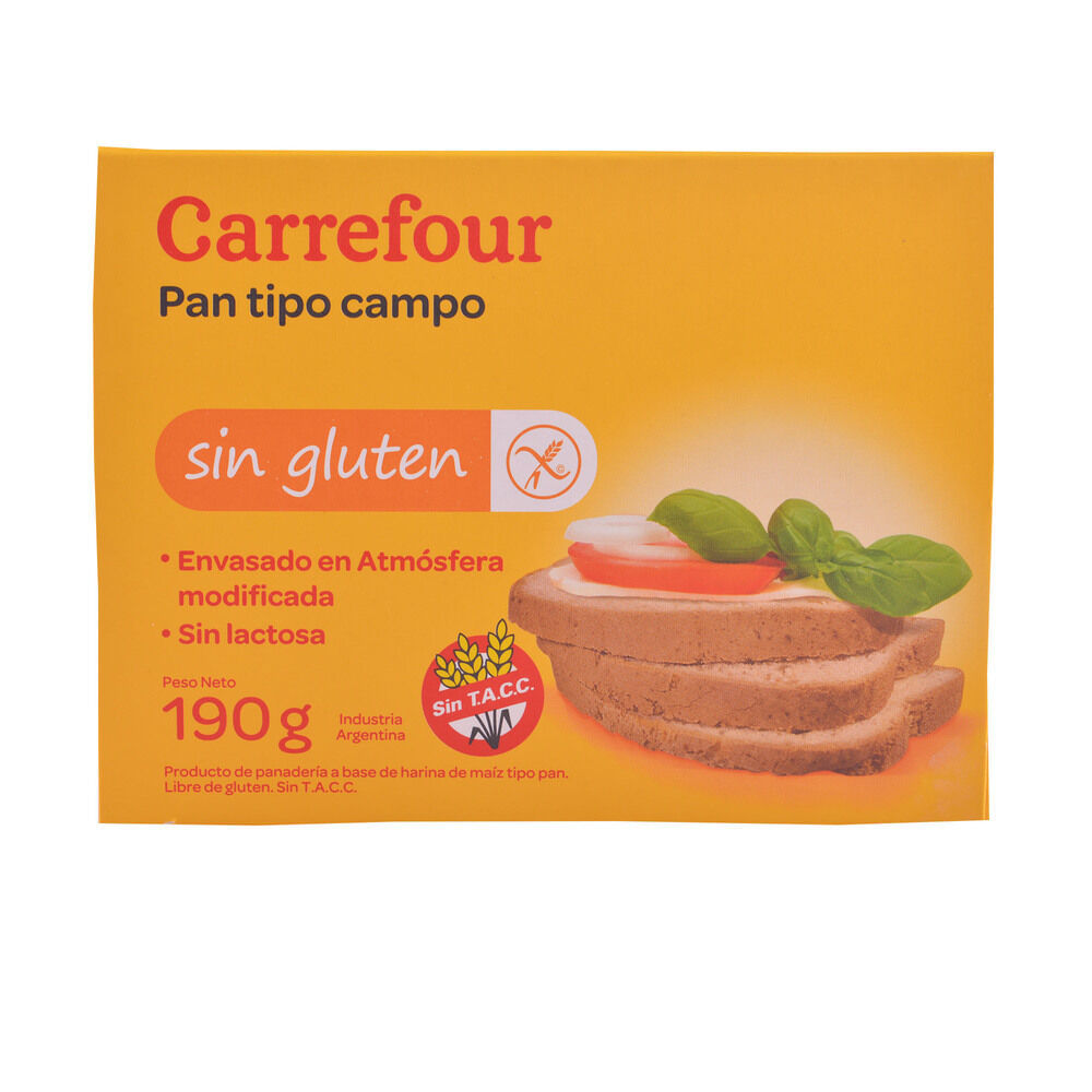 Pan de campo Carrefour 190 g. sin TACC - Carrefour