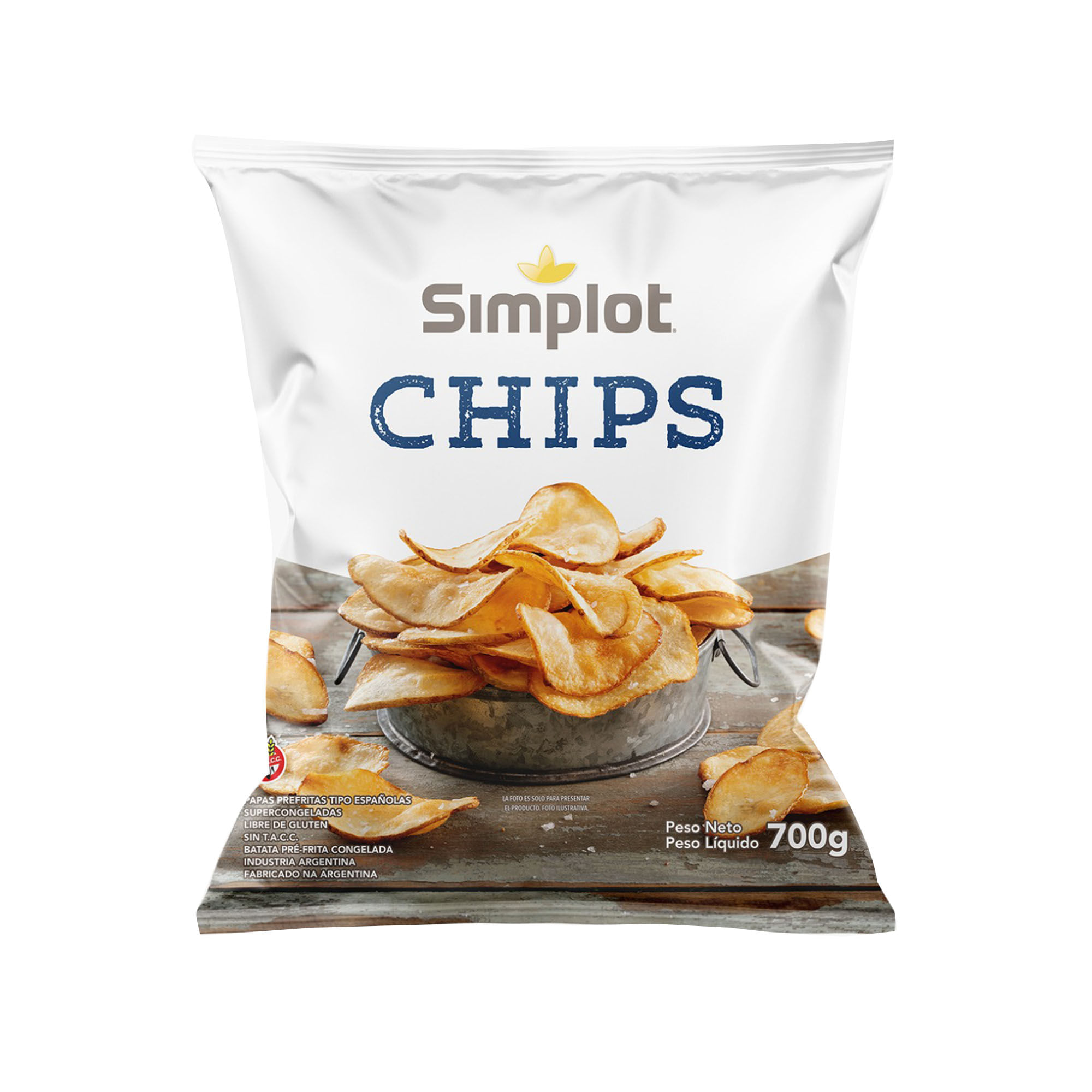 Papas chips Simplot 700 g. - Carrefour