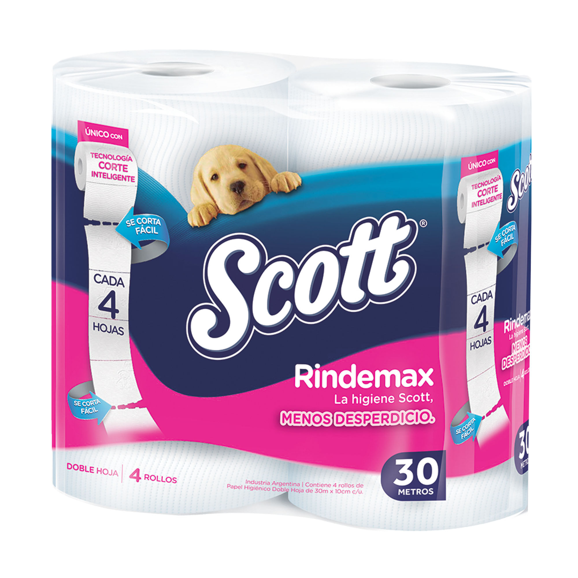 Papel Higiénico Doble Hoja Scott 4 X 30 M Carrefour