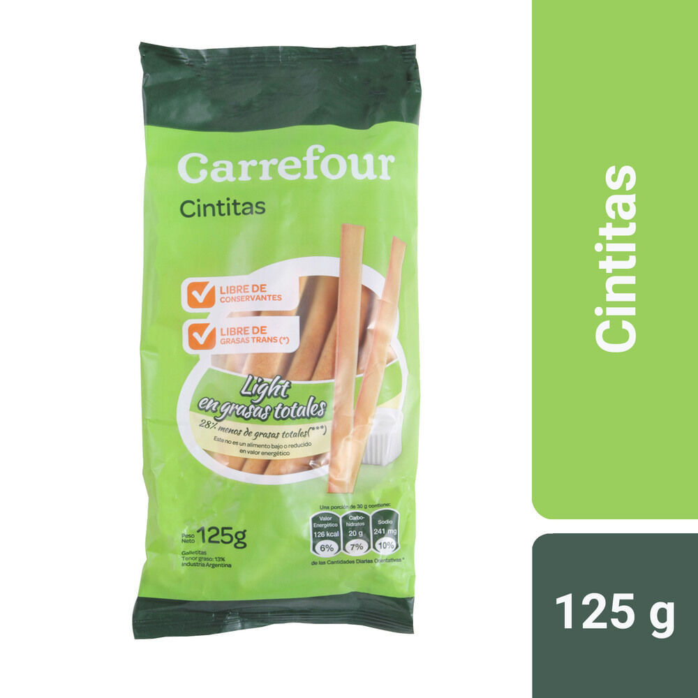Cintitas Carrefour light 125 g. - Carrefour