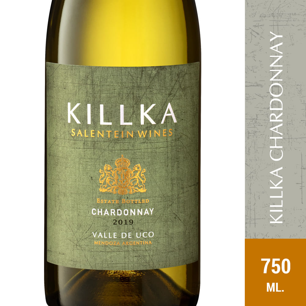 Vino blanco Chardonnay Killka 750 ml - Carrefour