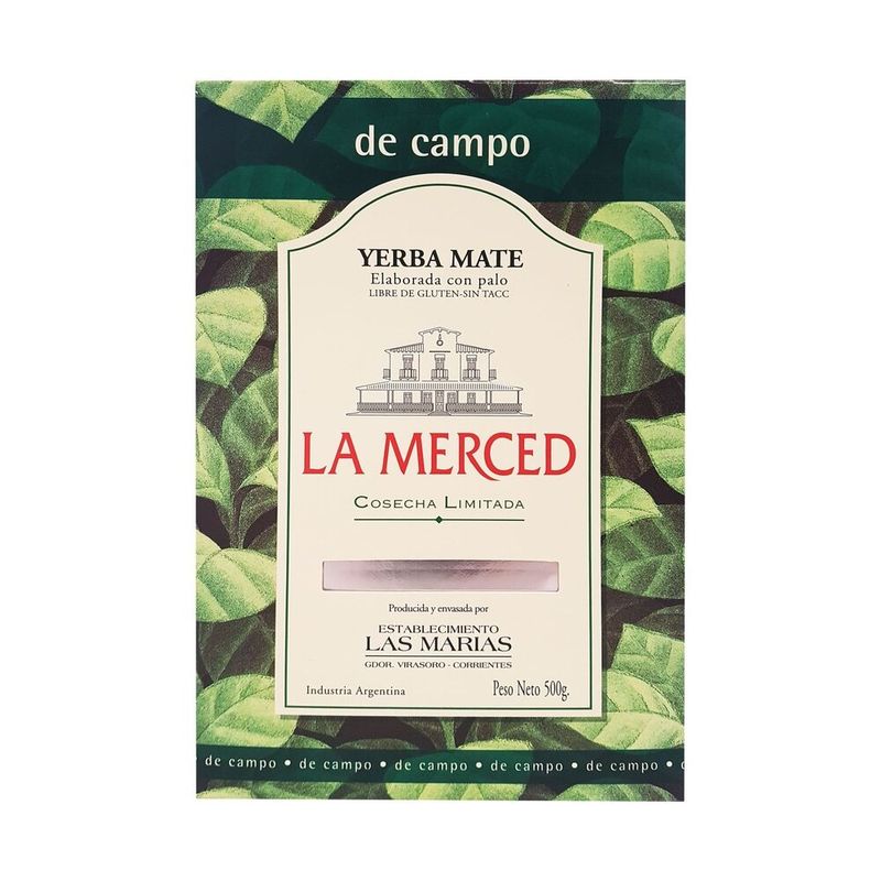 Yerba mate La Merced de campo 500 g. - Carrefour