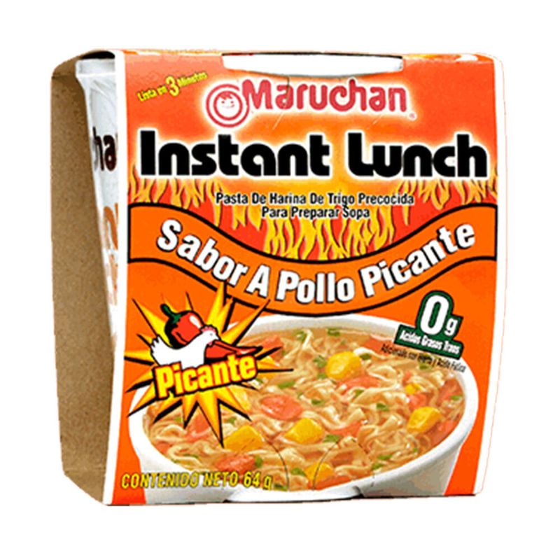 Ramen Maruchan sabor pollo picante 64 g. - Carrefour