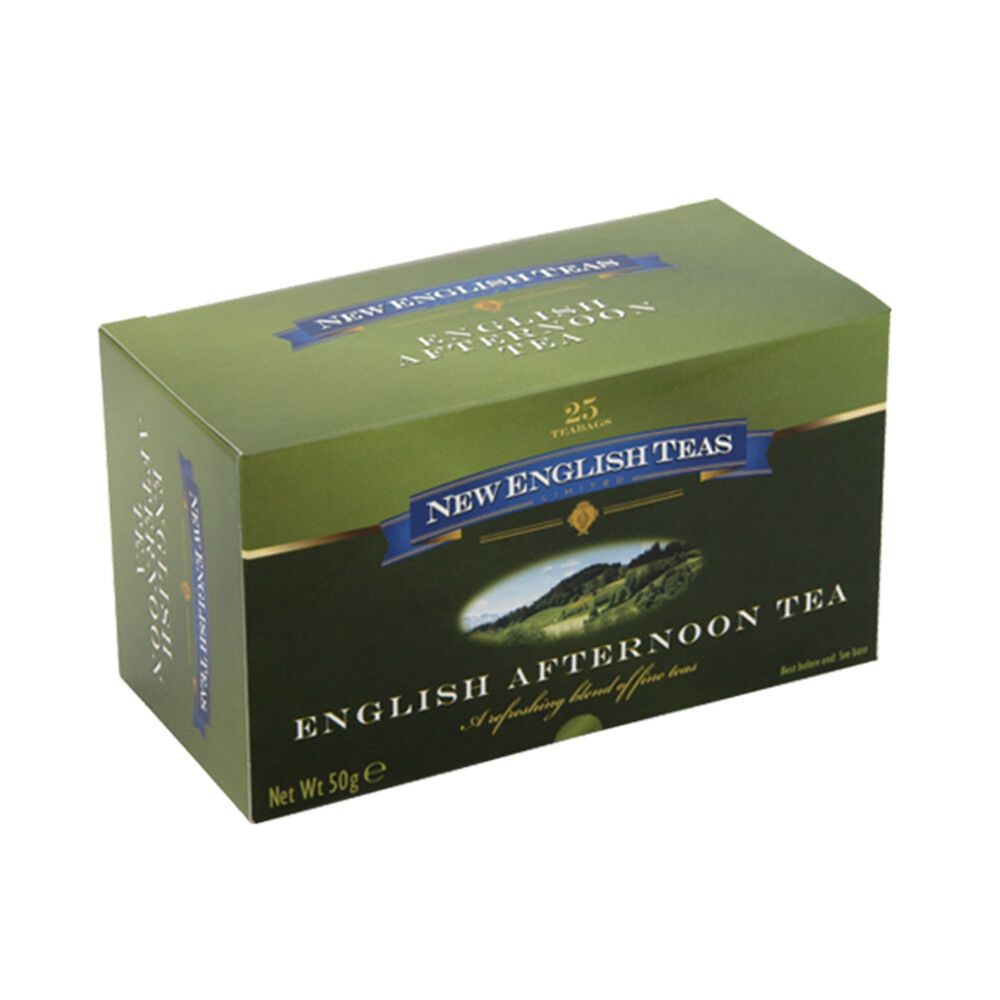 Té negro en saquitos afternoon New English Tea 25 u. - Carrefour
