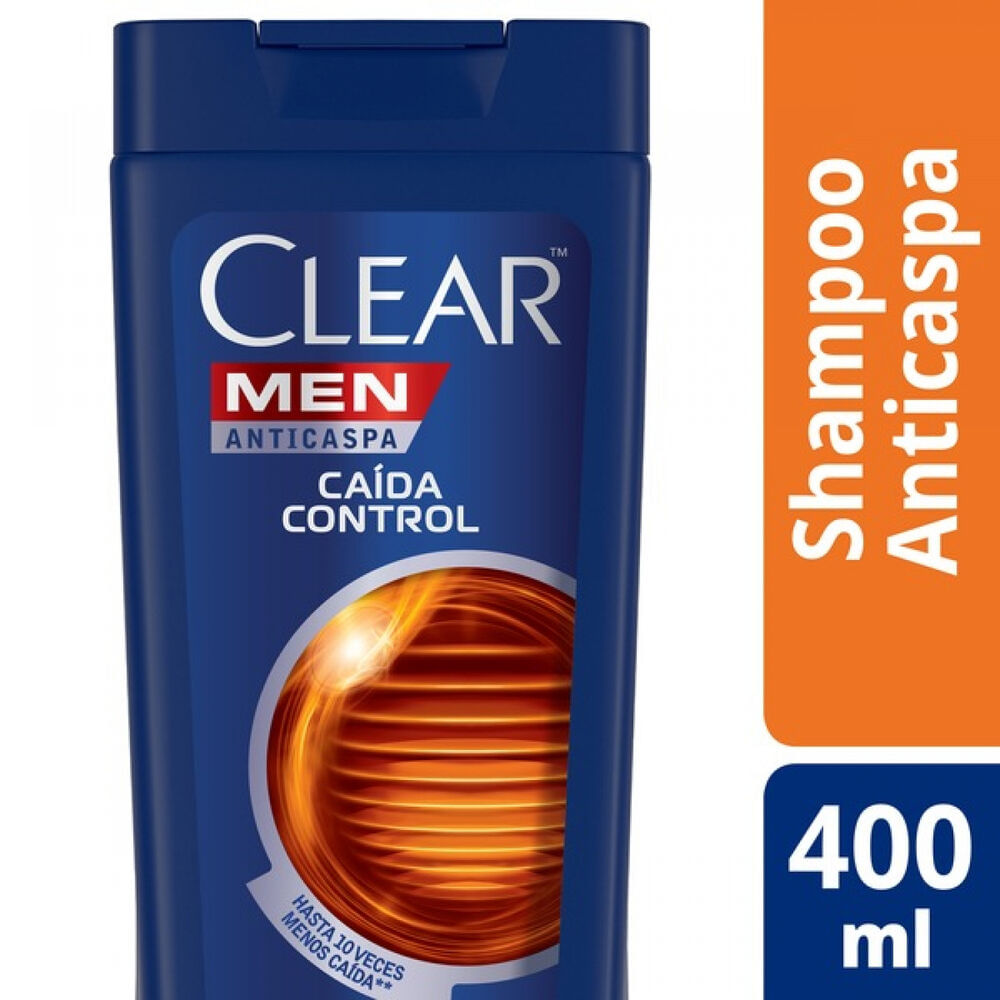 Shampoo anticaspa Clear caida control 400 ml. - Carrefour