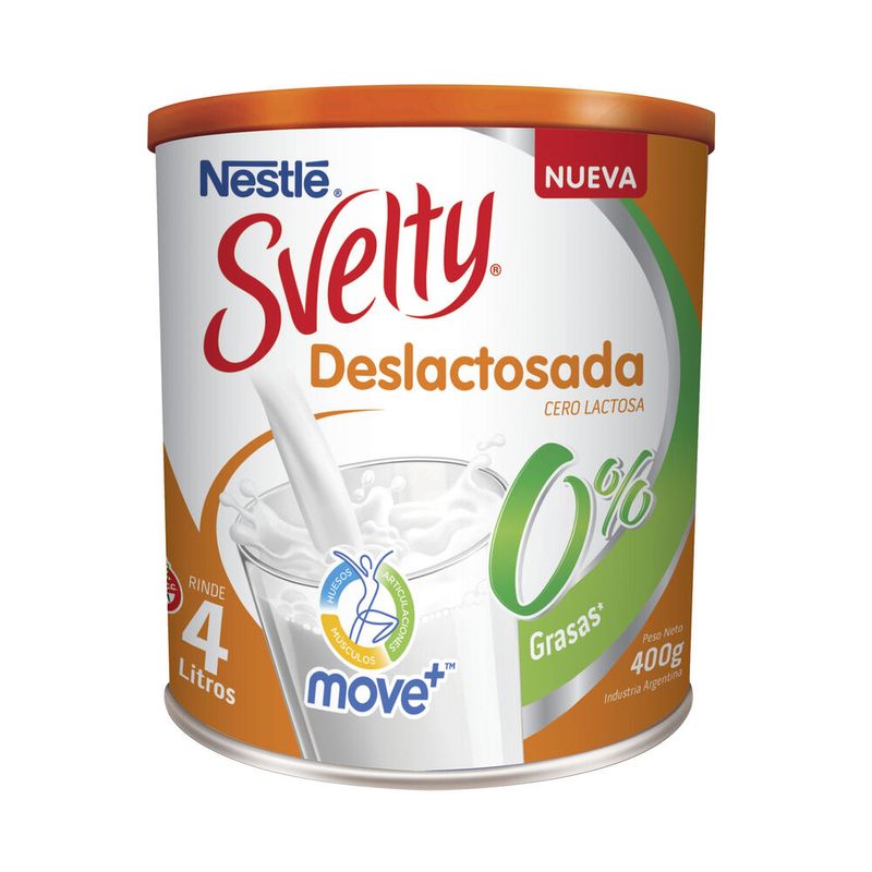 Leche en polvo Svelty Nestlé deslactosada 400 g. - Carrefour