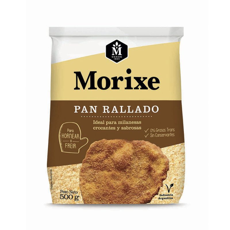 Pan rallado Morixe 500 g. - Carrefour
