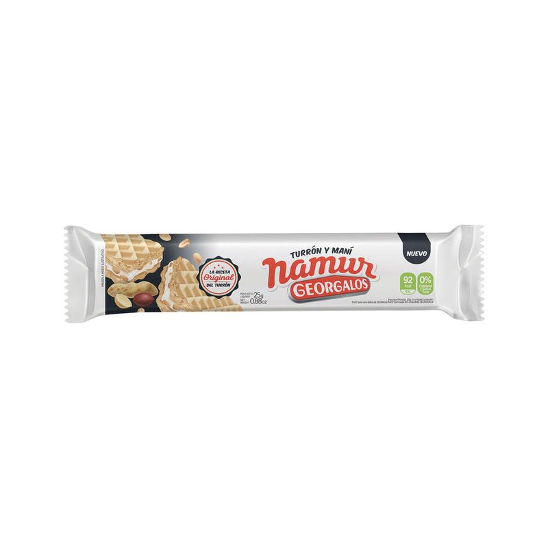 Turrón de maní namur Georgalos 25 g. - Carrefour