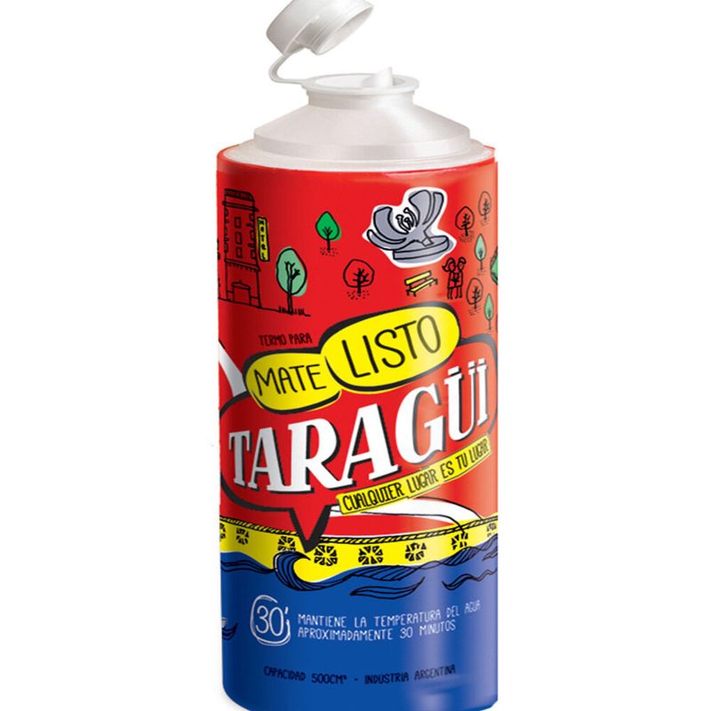Botella térmica mate listo Taragüi 1 u. - Carrefour