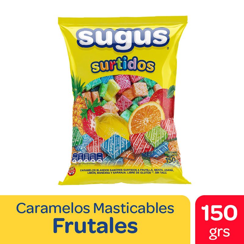 Caramelos masticables Sugus 150 g. - Carrefour