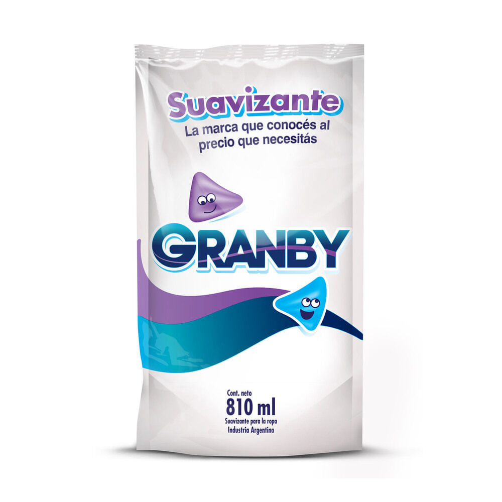 Suavizante para ropa Granby doy pack 810 cc. - Carrefour