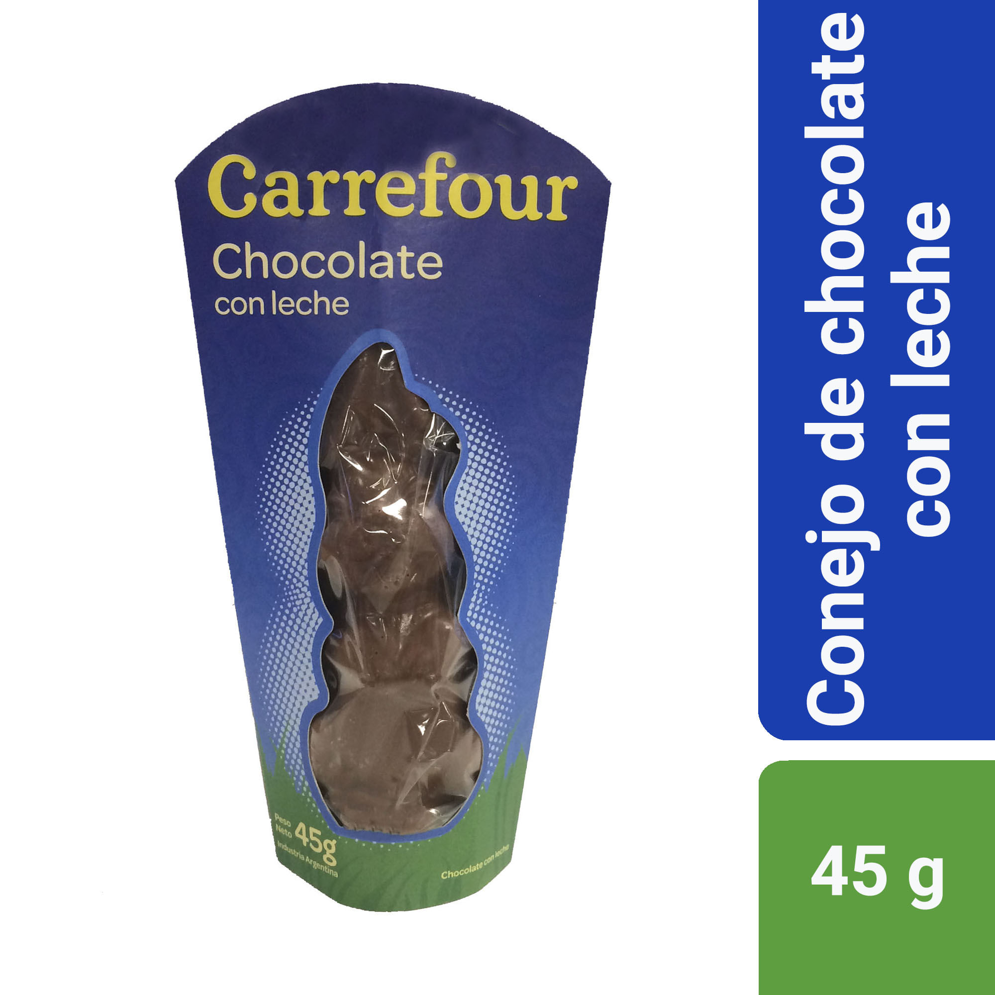 Conejo Carrefour chocolate con leche 45 g. - Carrefour