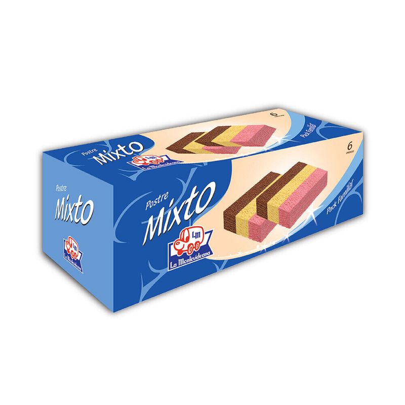 Postre helado La Montevideana bombón mixto x 6 uni - Carrefour