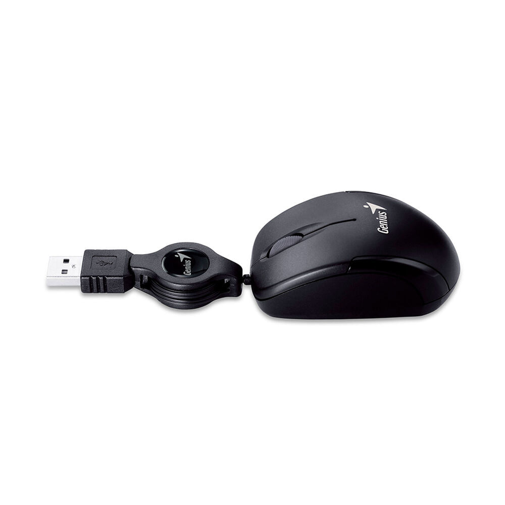 Mouse USB Genius micro traveler negro - Carrefour