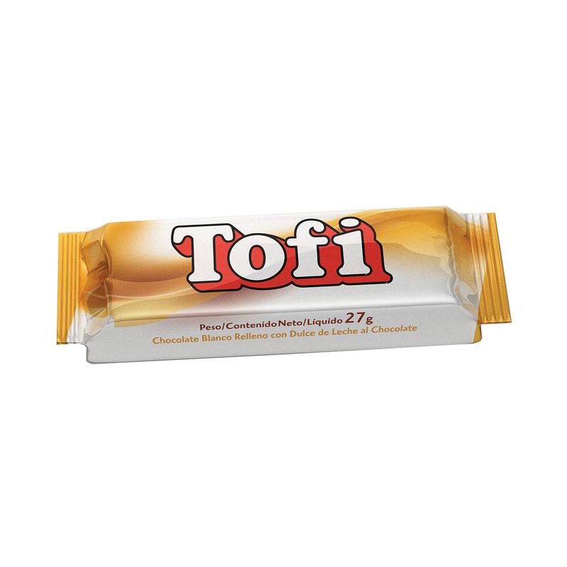 Chocolate Tofi relleno dulce de leche blanco 27 g. - Carrefour