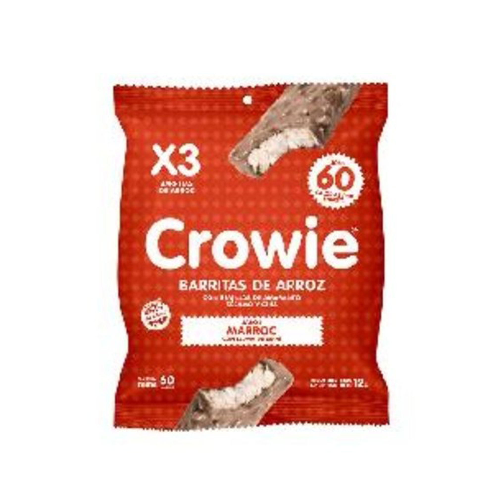Barra de arroz Crowie marroc pack sin TACC12 g. x 3 un. - Carrefour