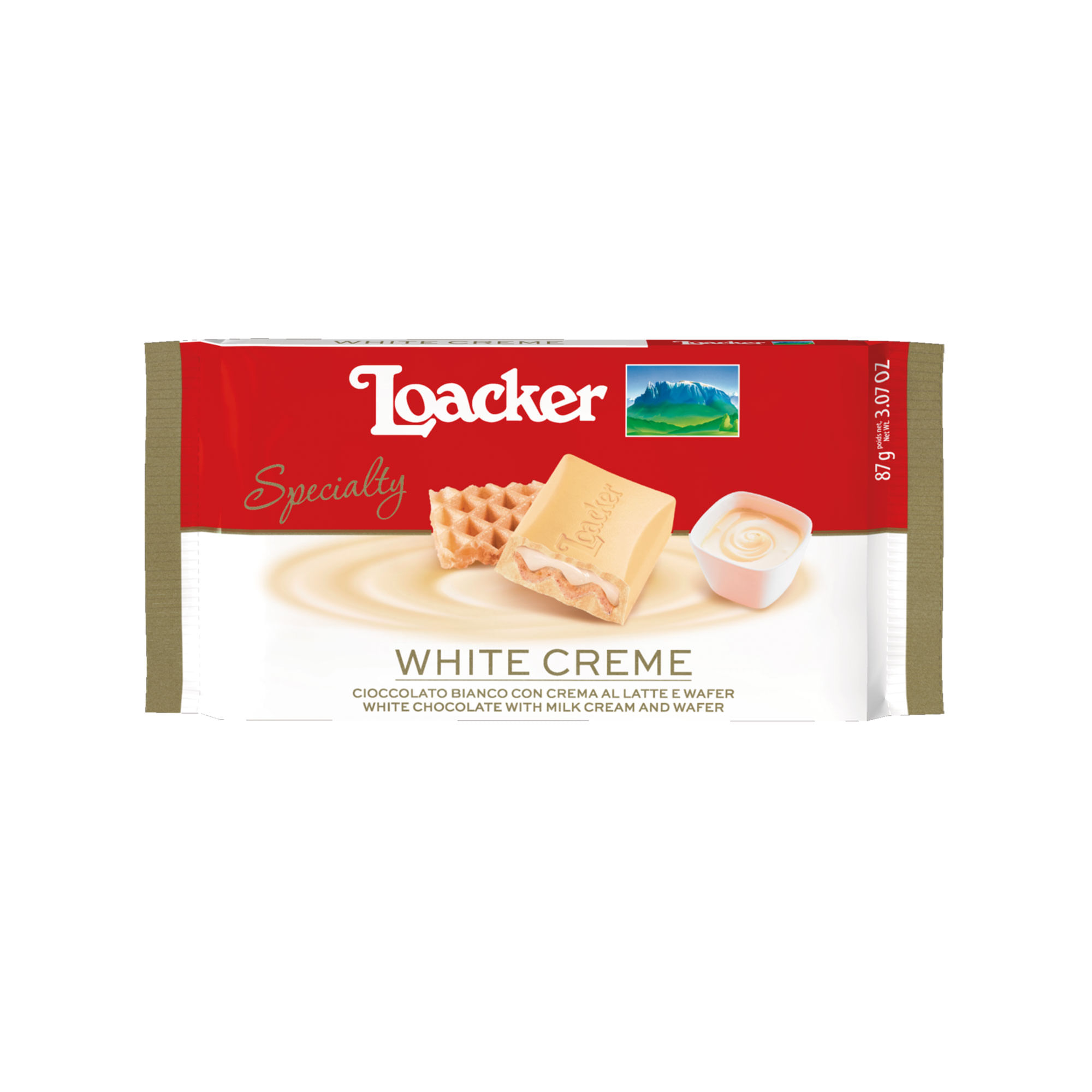 Chocolate bar specialty white Loacker 87 g. - Carrefour