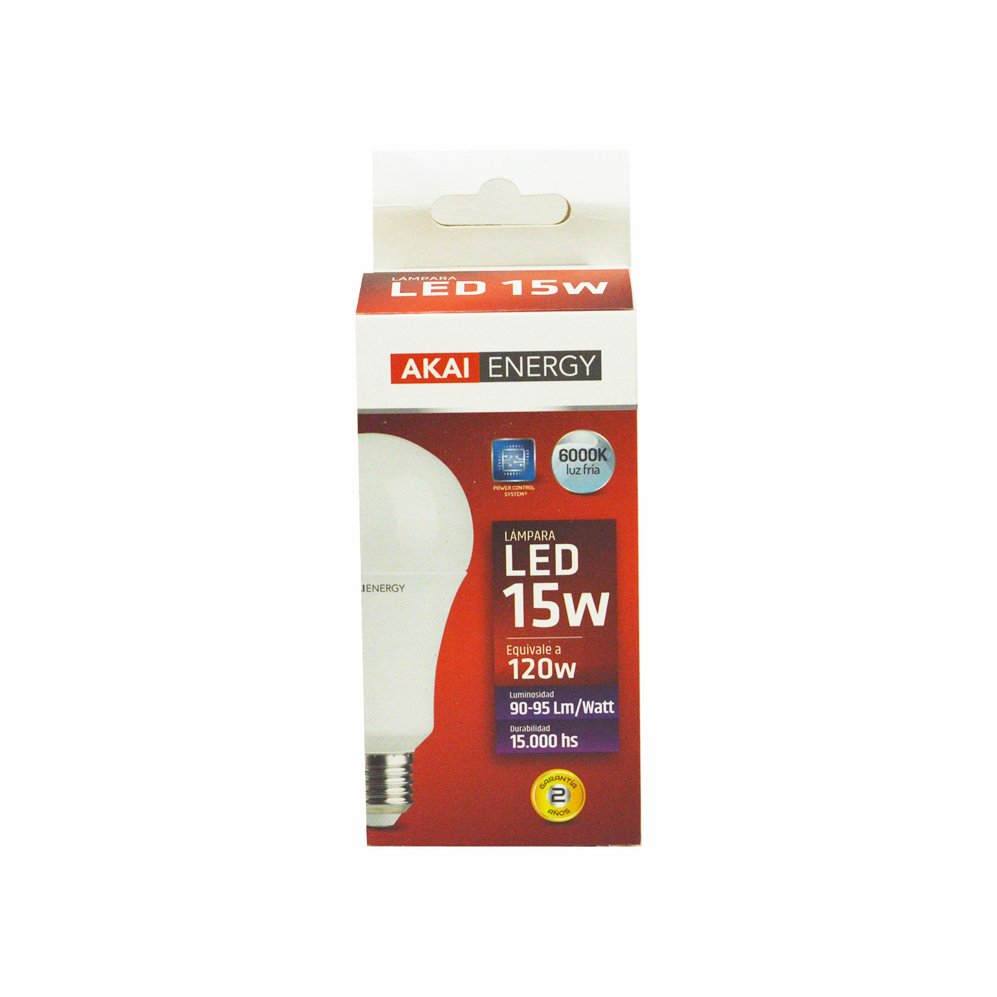 Lamparita led bulb 15w fria e27 Akai - Carrefour