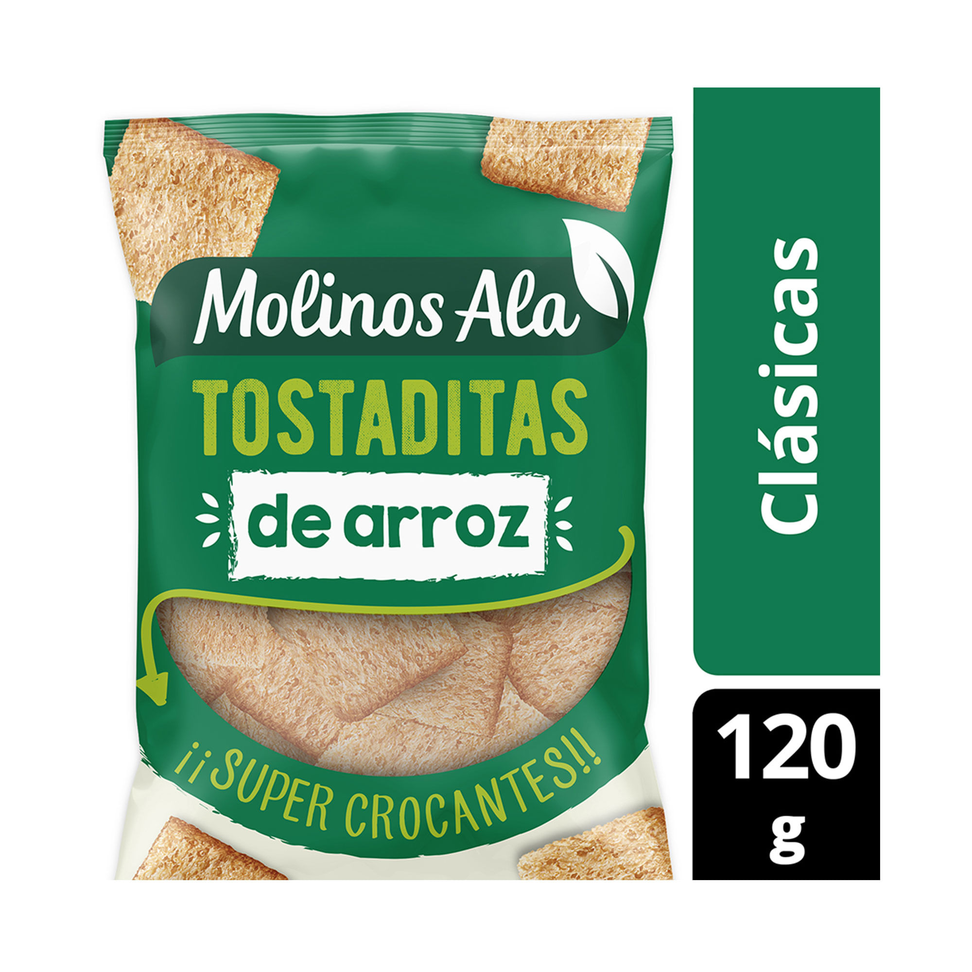 Tostaditas de arroz Molinos Ala clasicas 120 g. - Carrefour