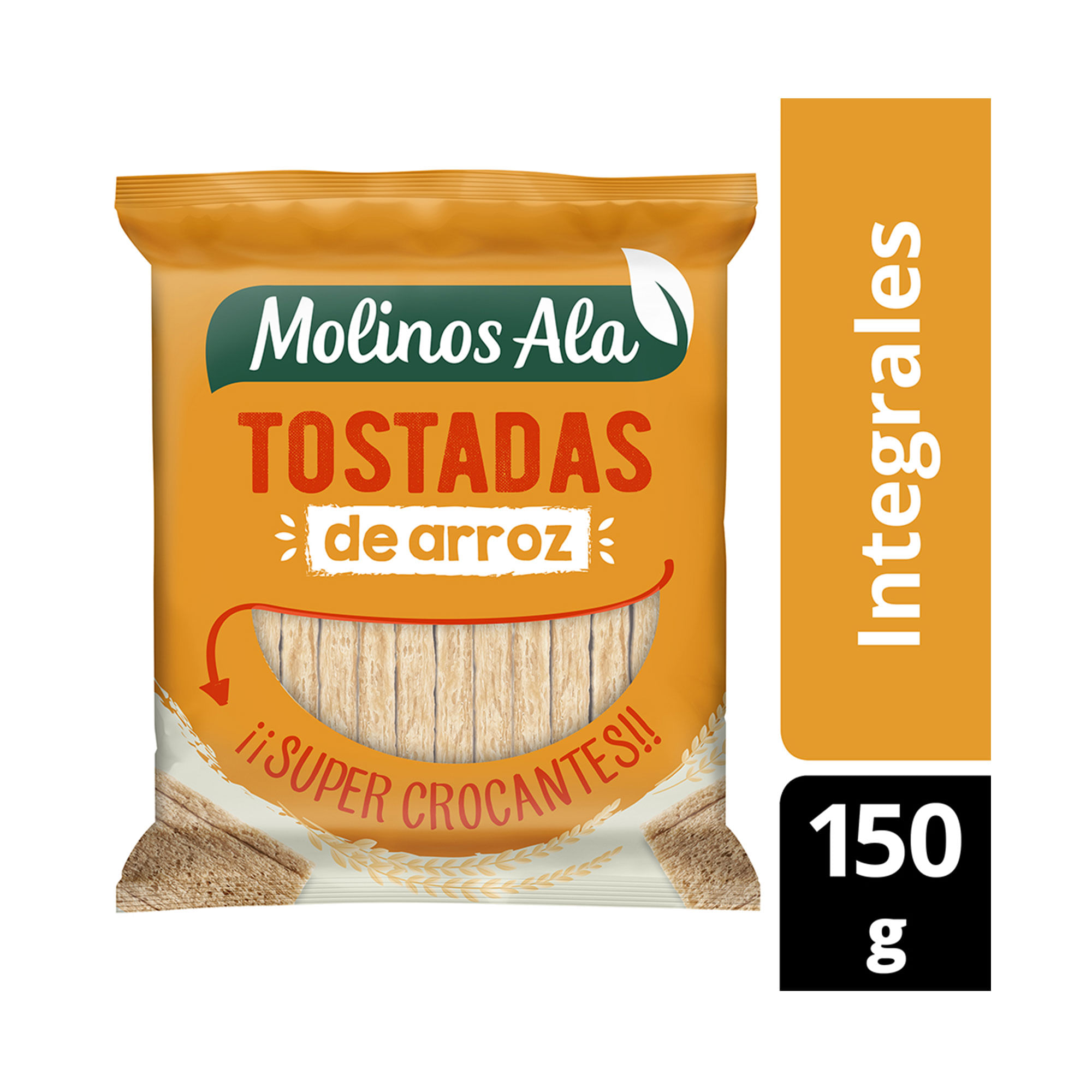 Tostadas de arroz Molinos Ala integrales 150 g. - Carrefour