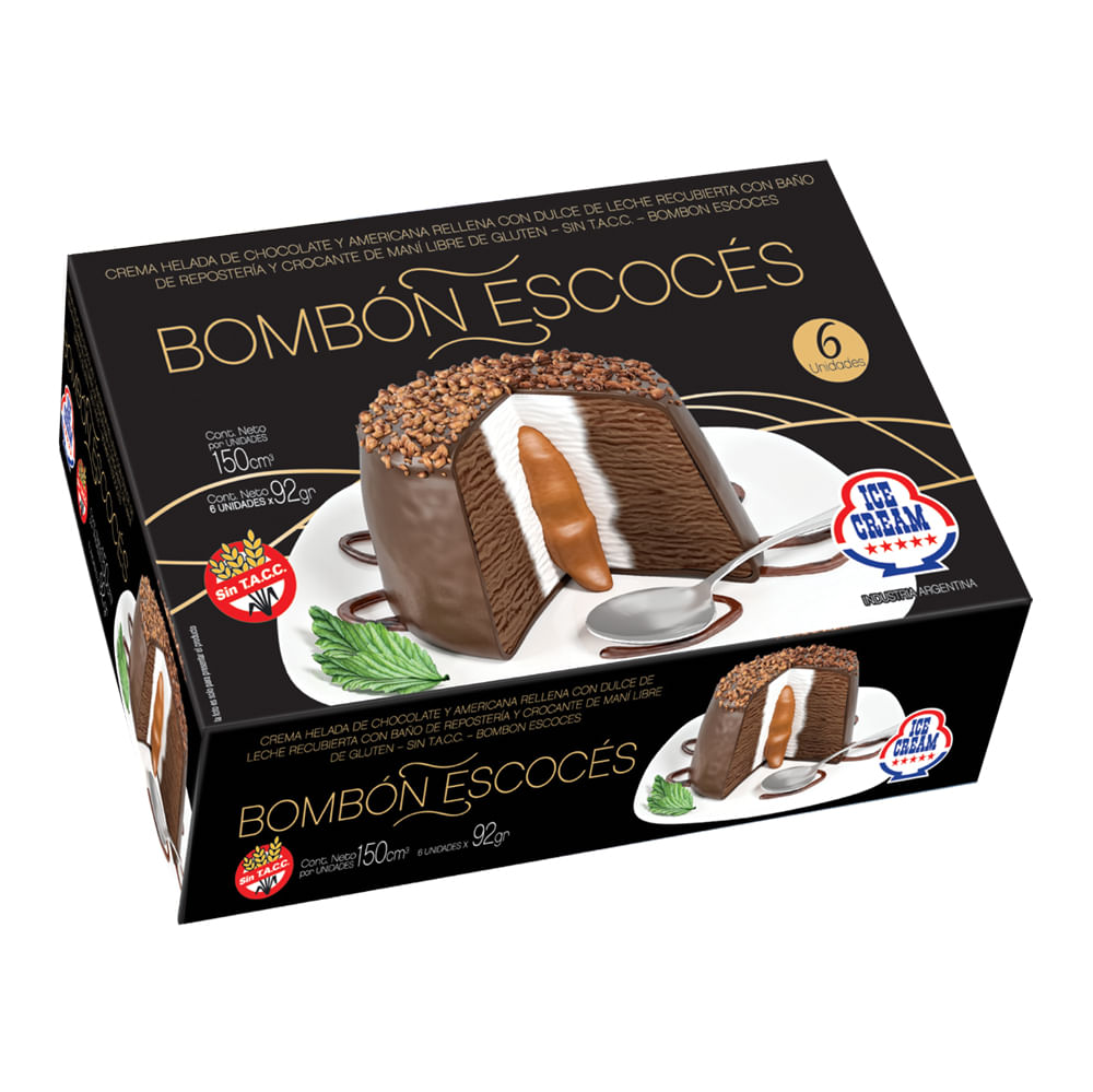 Postre helado Ice Cream bombón escocés 150 cc. - Carrefour